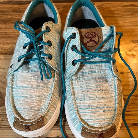 Twisted X | Shoes | Twisted X Teal And Tan Shoes | Poshmark